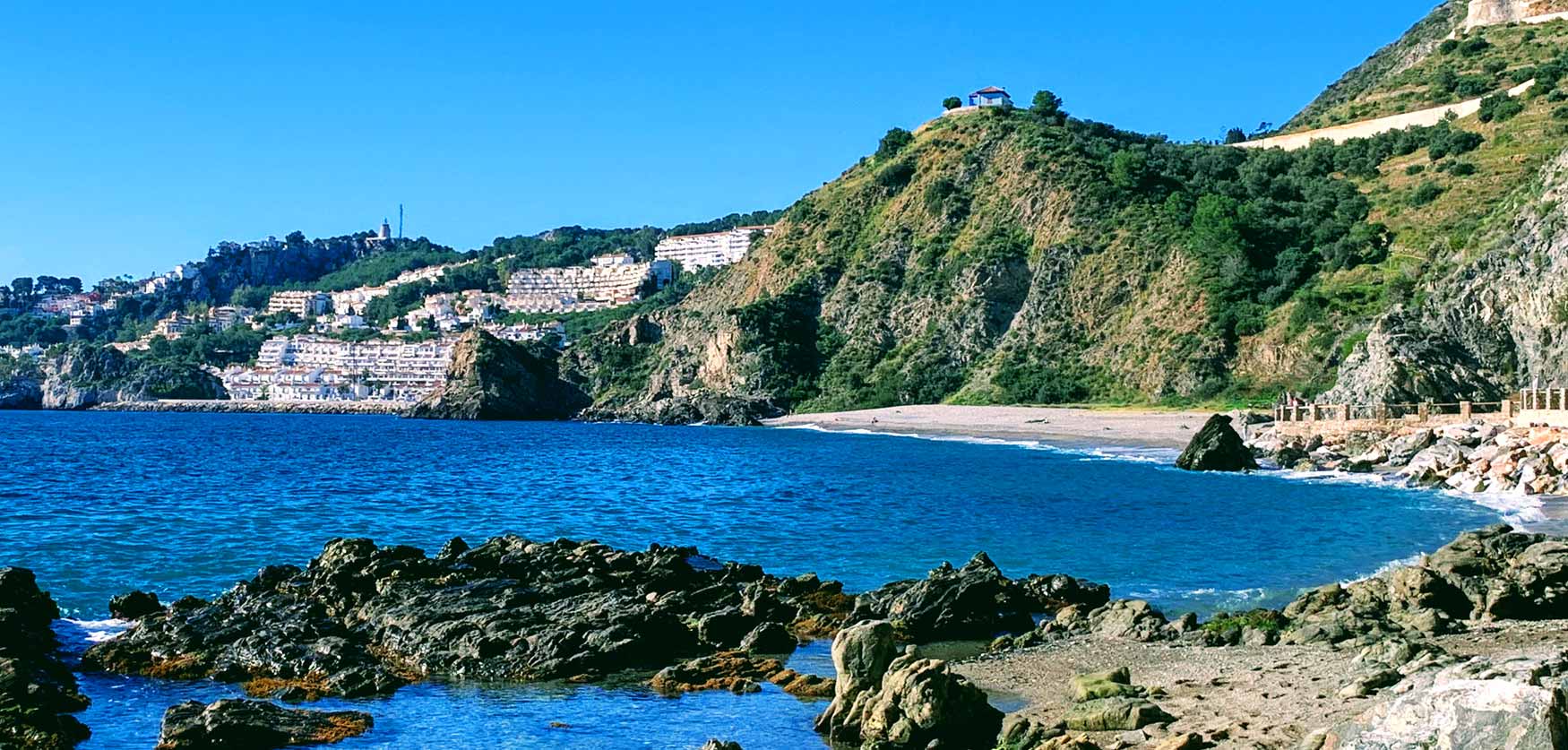 Muerto Beach in Almuñécar! Granada, Spain in the Costa Tropical